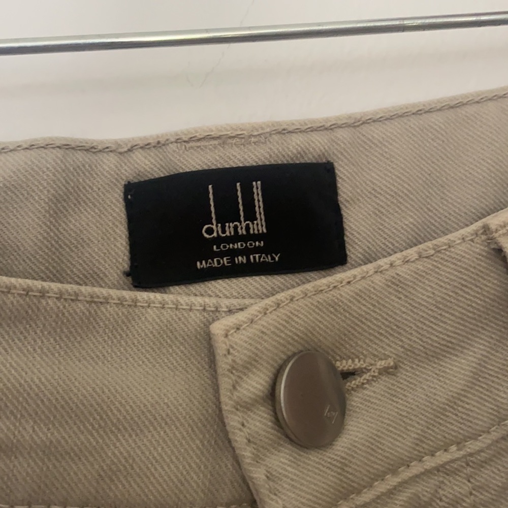 Alfred Dunhill Men’s Bone Color Jeans - Gem